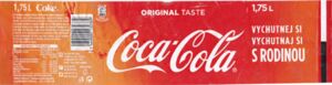 Etiqueta de bebida: Coca-Cola Coke (Coca-Cola HBC Česko a Slovensko s.r ...