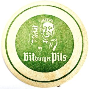 Beer Coaster: Bitburger (Bitburger Brauerei, Germany, Federal ...