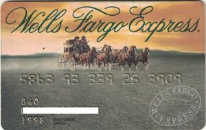 Bank Card: Wells Fargo Express (Wells Fargo, United States of ...