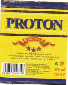 Drink Label: Proton (Distillery-Winery of Thrace ABEE, GreeceCol:GR ...
