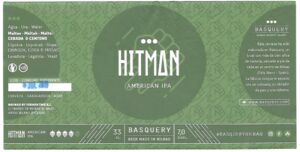 Etiqueta de bebida: Hitman American IPA (Basquery, EspañaCol:ES-BEER-000552