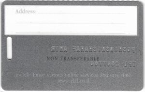 Functional Card: Frequent Flyer Club - Top Platium EL AL (Airlines ...