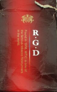 Cigarette Pack: RGD (China, People's RepublicCol:CN-CT-3244