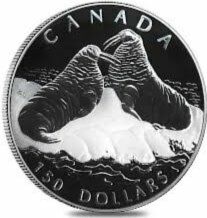 Coin: 150 Dollars (Atlantic Walrus) (Canada(1990~2003 - 3rd portrait of ...