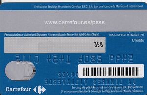 Bank Card: Carrefour - Pass (Servicios Financieros, SpainCol:ES-MC-0411
