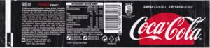 Etiqueta de bebida: Coca-Cola Zero (Coca-Cola HBC Česko a Slovensko s.r ...
