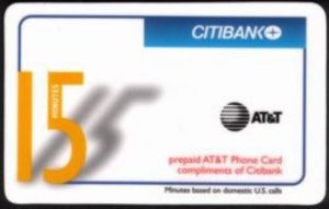 Phonecard: Citibank (Blue Banner) - Complimentary SPECIMEN (AT&T (ATT ...