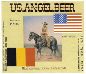 Drink Label: US Angel Beer (Brasserie Brootcoorens, BelgiumCol:BE-BEER ...