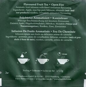 Saqueta de Chá: Open Fire, Tea Diamond®, no number (Eilles, Alemanha ...