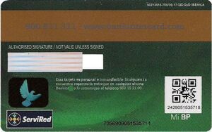 Bank Card: Bankintercard Mi BP (Bankinter, SpainCol:ES-VI-0844