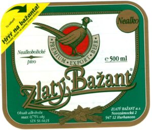Drink Label: P12-Zlatý bažant nealko (Pivovar Hurbanovo Zlatý Bažant ...