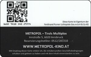Gift Card: Mega star card (Metropol, Austria(Mega) Col:AT-Met-904