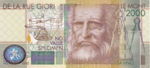 Banknote: No face value (Fantasy Issues(Typography) Col:DLR-2000-0