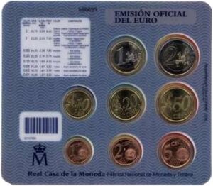 Coin: Various Euro (Mint set 2003) (Spain) (1999 ~Today - Euro mint ...