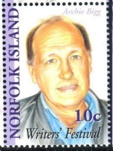 Stamp: Archie Bigg (Norfolk Island(First Norfolk Island Writer's ...