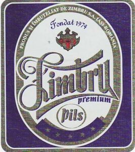 Drink Label: Zimbru Pils (Bere Iasi, RomaniaCol:RO-BEER-000988