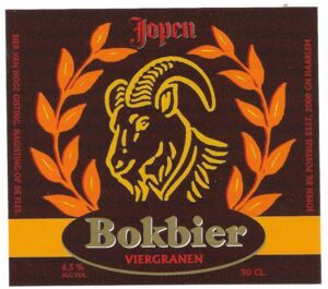 Drink Label: Jopen Bokbier Viergranen (Brouwerij Bios, BelgiumCol:BE ...