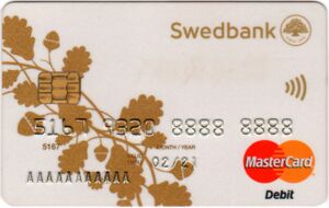 Bank Card: Swedbank MC Debit (Swedbank, LithuaniaCol:LT-MC-0014.02