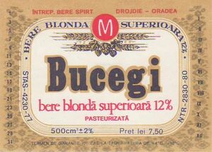 Drink Label: Bucegi (Fabrica de bere Oradea, RomaniaCol:RO-BEER-001037