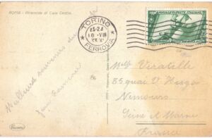 Postcard: Rome. Pyramid of Cestius (Italy(Rome) Col:IT-006300