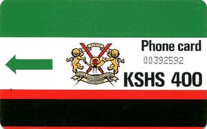 Phonecard: K.P.T.C. Logo 400 (No Notch & letter "T") (KPTC, Kenya ...
