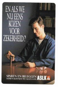 Pocket Calendar: ASLK Bank (Belgium(Advertising) Col:BE-1992-Bank-001