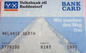 Tarjeta de Banco: Bank Card (Volksbank eG Raddestorf, Alemania ...