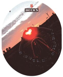 Drink Label: Becks design label - sunset (Brauerei Beck GmbH & Co ...