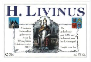 Drink Label: H. Livinus (Brouwerij Van Steenberge, BelgiumCol:BE-BEER ...