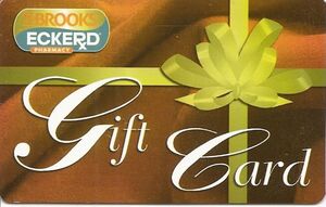 Gift Card: Brooks Eckerd Pharmacy (Eckerd Pharmacy, United States of ...