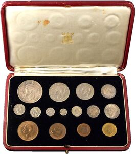 Coin: Various Pounds (Proof set 1937) (United Kingdom of Great Britain ...