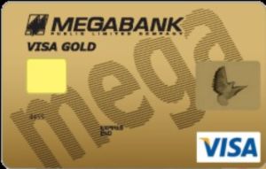 Bank Card: MEGABANK Visa Gold (Megabank, UkraineCol:UA-VI-0058