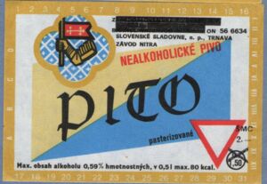 Drink Label: P2-Pito (Pivovar Nitra /closed/, SlovakiaCol:SK-BEER-004638