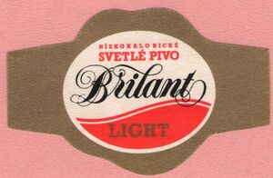 Drink Label: LP1I-Brilant light (Pivovar Nitra /closed/, SlovakiaCol:SK ...