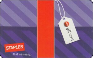 Gift Card: Staples (Staples, United States of America) (Various designs ...
