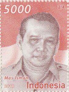 Stamp: Mas Isman (Indonesia(National Heroes (2018)) Mi:ID 3410,Sn:ID ...