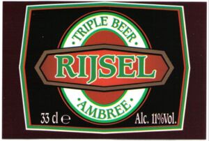 Drink Label: Rijsel Triple beer - Ambree (Brouwerij Van Steenberge ...