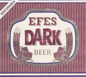 Drink Label: Efes Dark Beer (S.C. Bergenbier S.A., RomaniaCol:RO-BEER ...