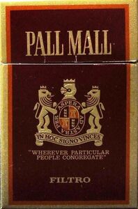 Paquete de Cigarrillos: Pall Mall Filter (Brasil(Pall Mall Filter) Col ...