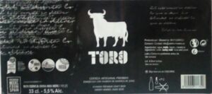 Etiqueta de bebida: Toro (Premium Beers From Spain S.L, EspañaCol:ES ...