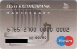 Tarjeta de Banco: Viking Ship 1 (debit) (Krediidipank, EstoniaCol:EE-MS ...