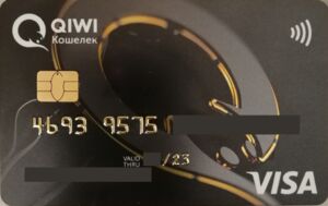 Bank Card: QIWI Logo (QIWI Bank, RussiaCol:RU-VI-1356.02