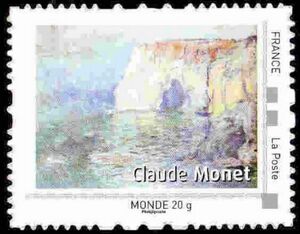 Stamp: Claude Monet (France: Personalized stamps(Collector: Normandy ...