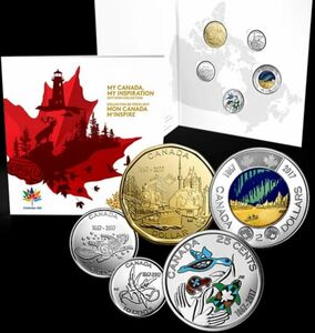 Coin: 10 Cents (Wings of Peace) (Canada) (2017 - 150th Anniversary of ...