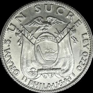 Moneda: 1 Sucre (Ecuador) (1932~2000 - Sucre) WCC:km72