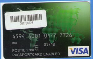 Bank Card: Passportcard Enabled (Israel Postal Bank, IsraelCol:IL-VI-0064