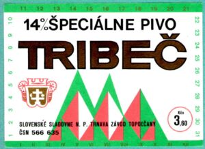Drink Label: K07-Tribec specialne svetle pivo 14 (Pivovar Topvar ...