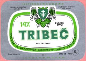 Drink Label: K11-Tribec specialne svetle pivo 14 (Pivovar Topvar ...