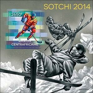 Stamp: Winter Olympics - Sochi, Russia (Central African Republic(Winter ...