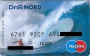 Bank Card: Surfer (DnB Nord, EstoniaCol:EE-MS-0021